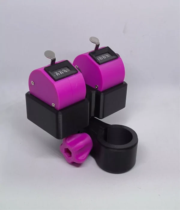 Double Purple/Black Clicker Fish Counter - FishyBits 3D